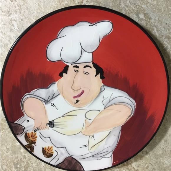 Certified International | Dining | Tracy Flickinger Chef Plates | Poshmark
